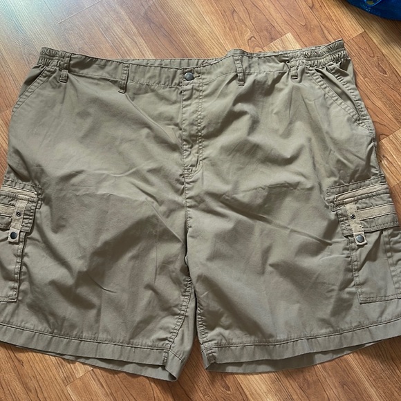 Haband | Shorts | Haband Traveler Beige Polyester Cotton Snap Cargo ...